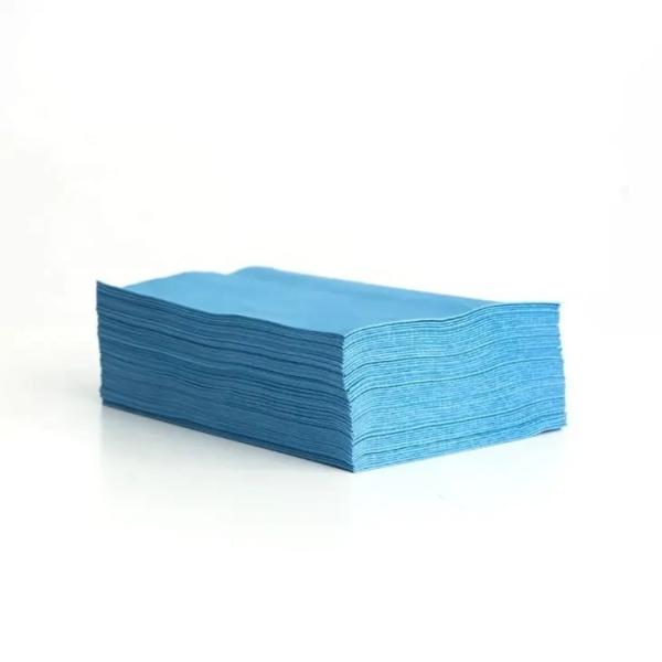 Quality Durable Reusable Blue Industrial Paper Towels , Automobile Industrial Wiping for sale