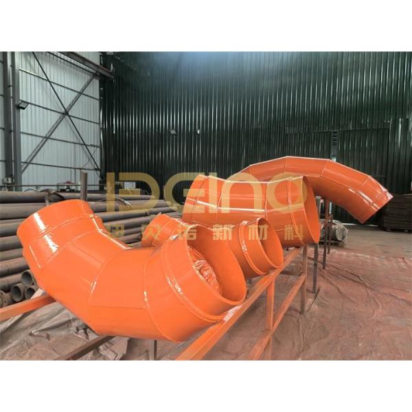 Quality Large-diameter ceramic patch pipes Alumina ceramic lined pipe Ceramic tile lined pipe Ceramic lined pipe for mining slurry transport Cement plant coal dust ceramic lined pipe for sale