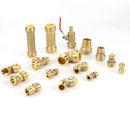 Quality Hailiang Brass Push Fit Plumbing Connector 1/2 Inch for PEX Copper Pipes for sale