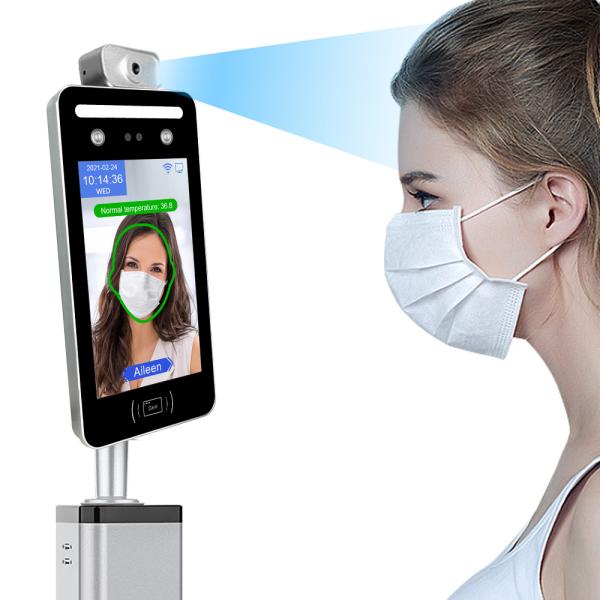 Quality Web Software QR Code WIFI Temperature detection Face Recognition Access control for sale