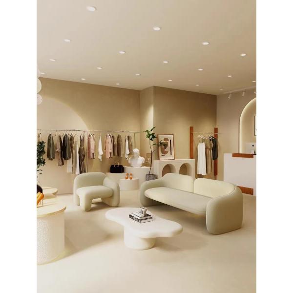 Quality Art Creative Hotel Lobby Furniture Lounge Area Sofa Chair Sets for sale