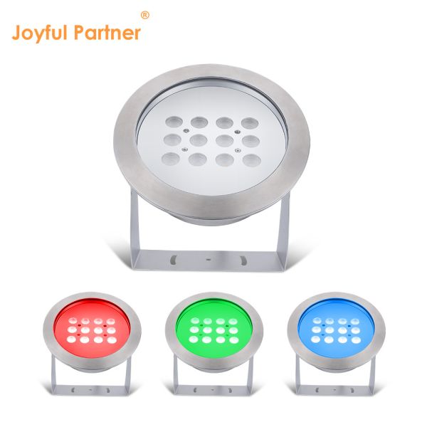 Quality LED Underwater Spot Light IP68 Colorful RGBW 12V 24V Low Voltage For Water Features for sale
