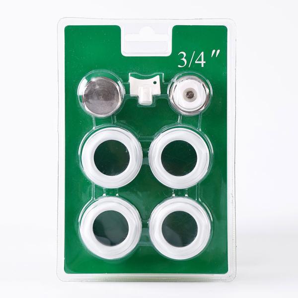 Quality White Aluminum Radiator Mounting Kit 3/4