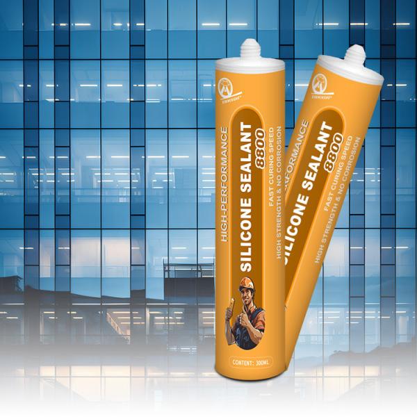 Quality 12 Months Shelf Life MH8800 Translucent Stone Curtain Wall Adhesive Neutral Silicone Sealant for Sealing Bonding for sale