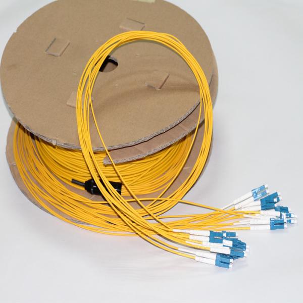 Quality LSZH Patch Cable 12F LC UPC Singlemode Fiber Optic Pre installed Multiple for sale