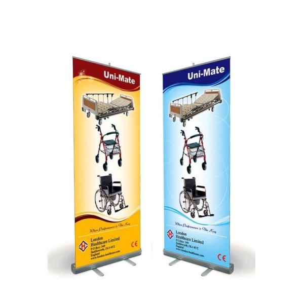 Quality Advertising W80XH200cm Custom Beach Flags Roll Up Banner Printing Quadri for sale
