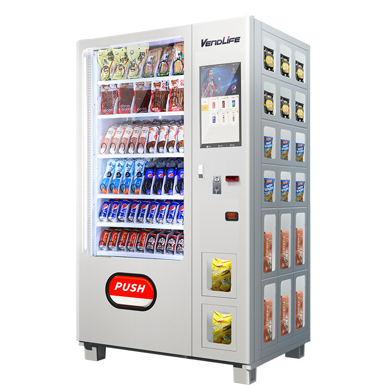 Quality verification advertising players touch screen anti theft beverage vending for sale