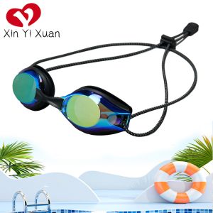 Quality 【Speed Racing Frame Style】Customized coated swimming goggles by the manufacturer for sale
