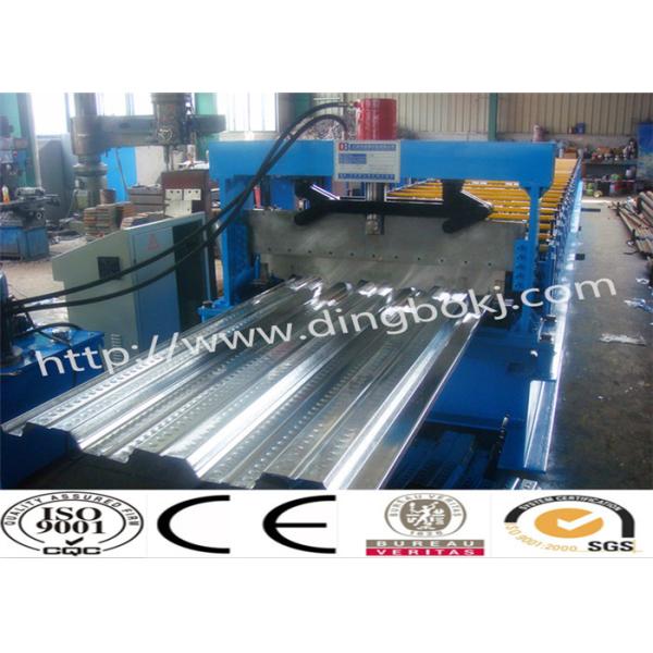 Quality 25m / Min Speed Floor Deck Roll Former Metal Forming Machine With PLC Contol for sale