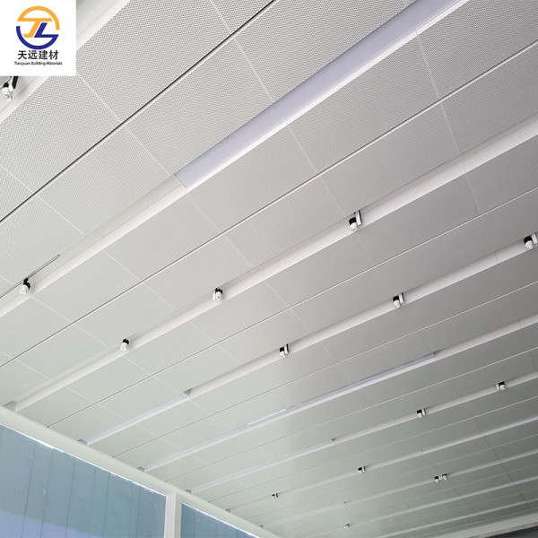Quality Indoor Fireproof Soundproof ACP Wall Panel Perforated Aluminium Ceiling for sale