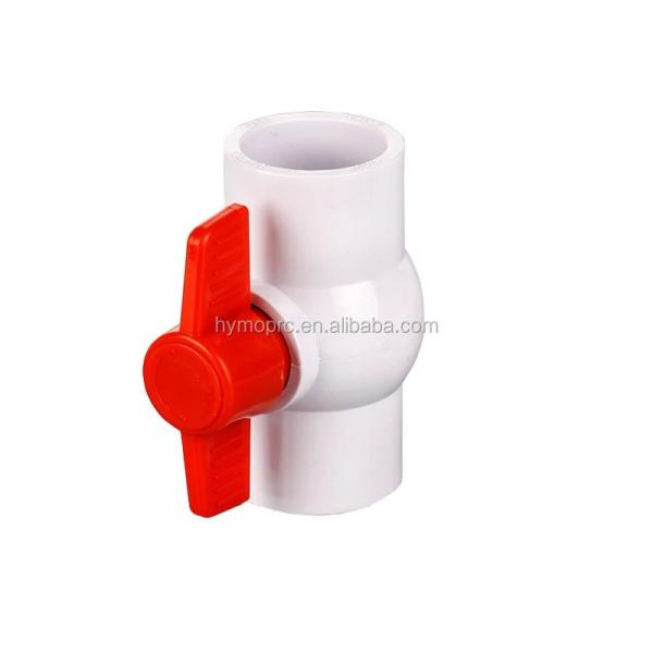Quality STANDARD Length PVC Octagonal Ball Valve with 1/2 Socket and ANSI Plastic Valves for sale