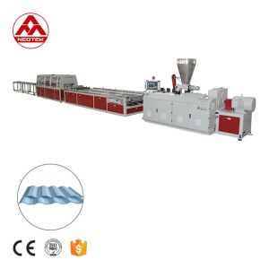 Quality Advanced Double-Screw PVC Hollow Sheet Extrusion Line in 38CrMoALA Material for sale