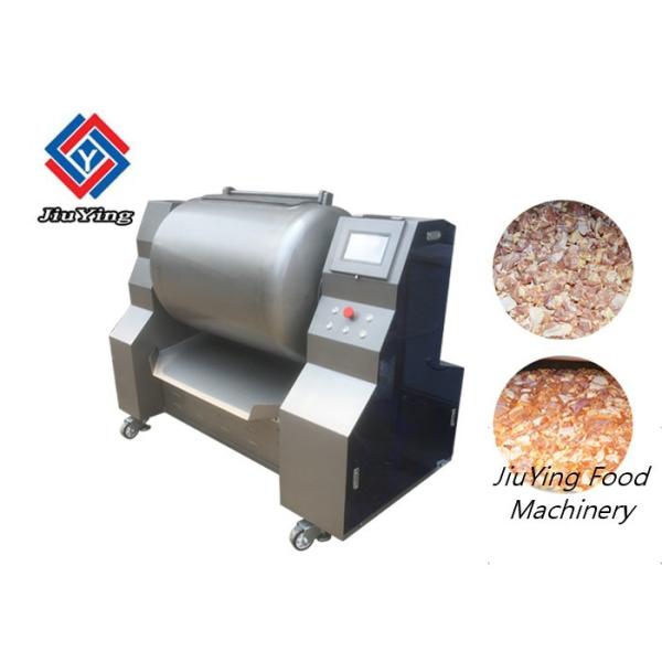 Quality 1~2 Roll Barrels Meat Processing Machine , Vacuum Chicken Tumbler Machine 7500w for sale