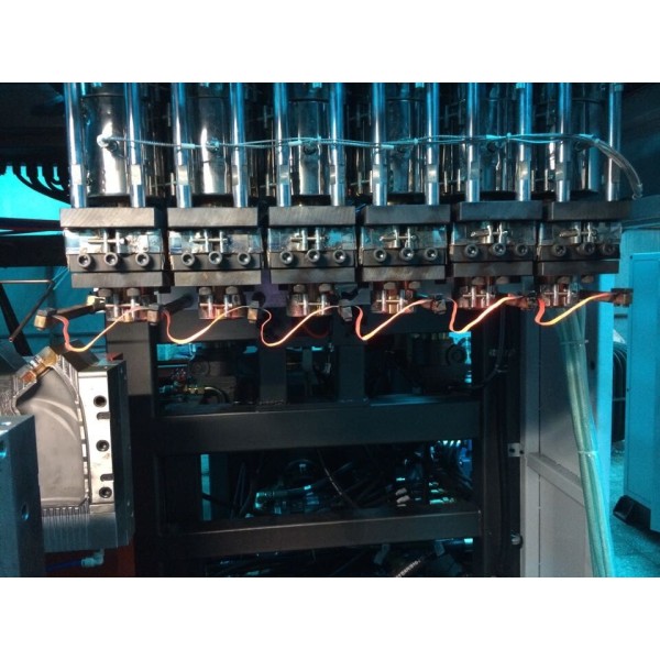 Quality Defleshing IML Automatic Blow Molding Machine Single view strip head 5ml - 2L for sale