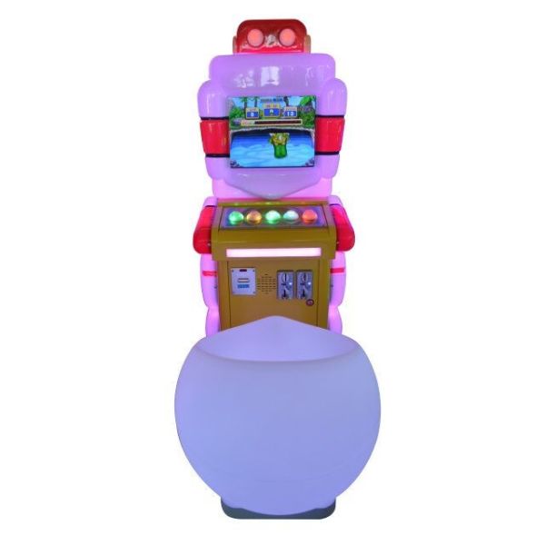 Quality 19 inches display kid video game machine with different game content, colorful for sale