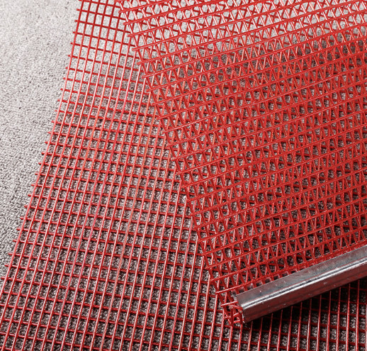 Quality Red Color Lightweight Tensioned Hook Polyurethane Screen Mesh with No Blind for for sale