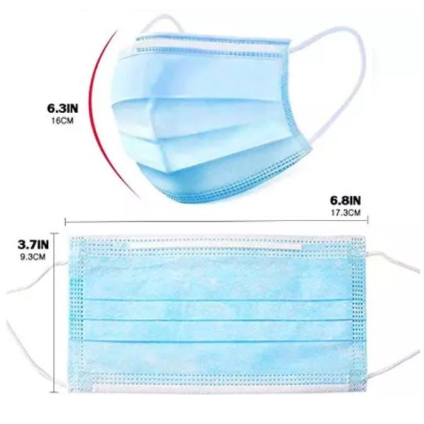 Quality Earloop Style Skin Friendly Adjustable Disposable Medical Face Mask for sale