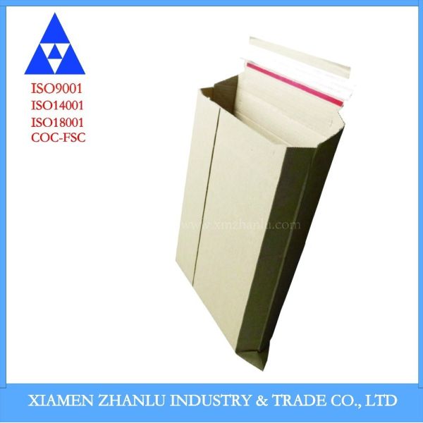 Quality Protective F Flute Board Bronze Corrugated Envelopes for Secure Packaging for sale