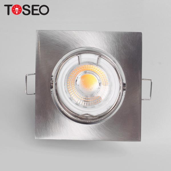 Quality Fixed Die Casting Aluminum Downlight , Square LED Recessed Downlight Fixtures for sale