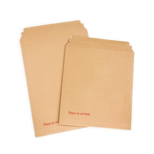 Quality Accepted Printing Brown Kraft Board Rigid Mailer for Customized Branded for sale