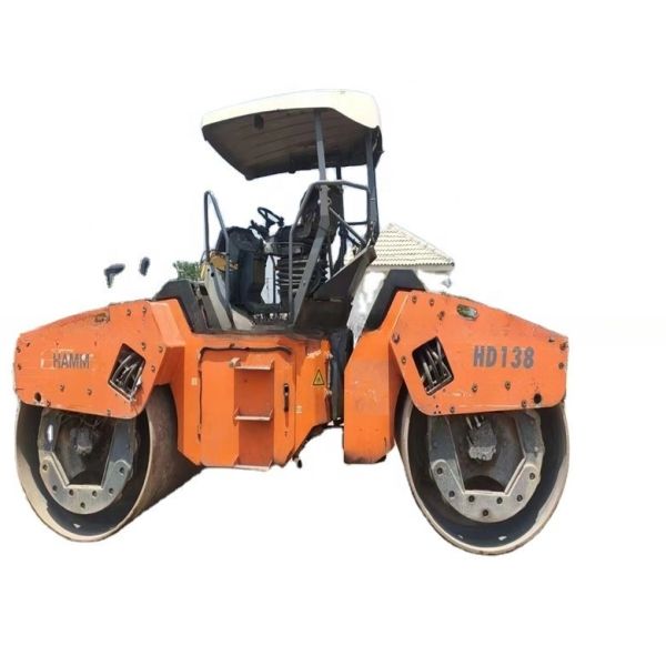 Quality 14 Ton Used HAMM HD130 Road Roller Imported from USA for Highway Bridge Engineering for sale