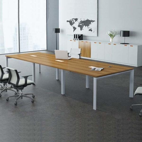 Quality 6 Person Office Conference Table D1200mm Meeting Room Rectangular for sale