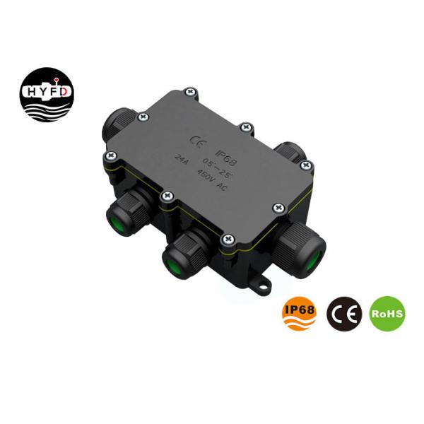 Quality IP68 5 Way 11.5mm Underground Waterproof Electrical Junction Box for sale