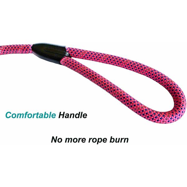 Quality Highly Reflective Nylon Dog Leash Comfortable Handle for sale