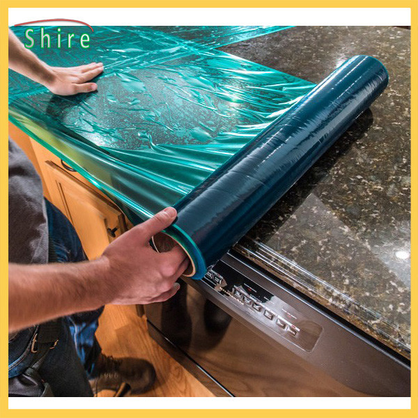 Quality Natural Stone Protection Films , Granite Protection Film 30M - 2000M Length for sale