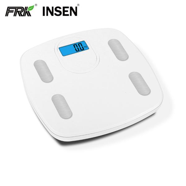 Quality Round Edge Full ABS Plastic Smart Bluetooth Body Analyser Scale for sale