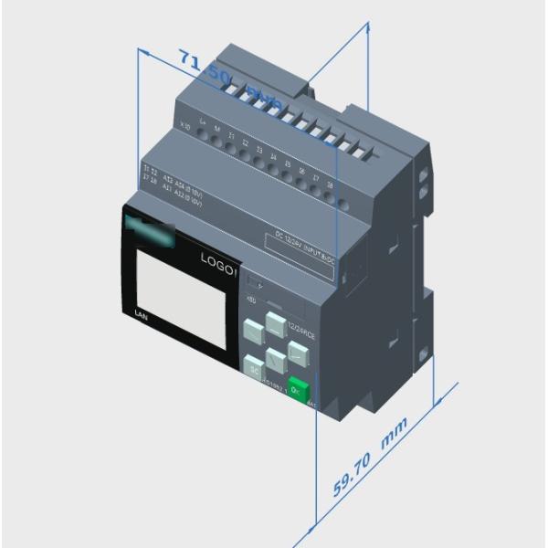 Quality Machinery Control Siemens Original PLC Controller LOGO 230RCE AC/DC 6ED1052 for sale