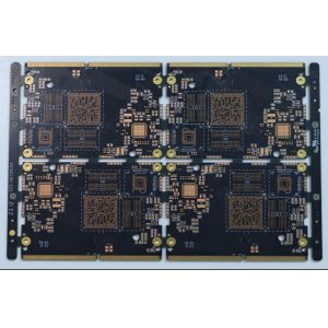 Quality 8 Layer Black Oil Sinking Gold Thick Copper Plate PCB , FR4 Material Customized for sale