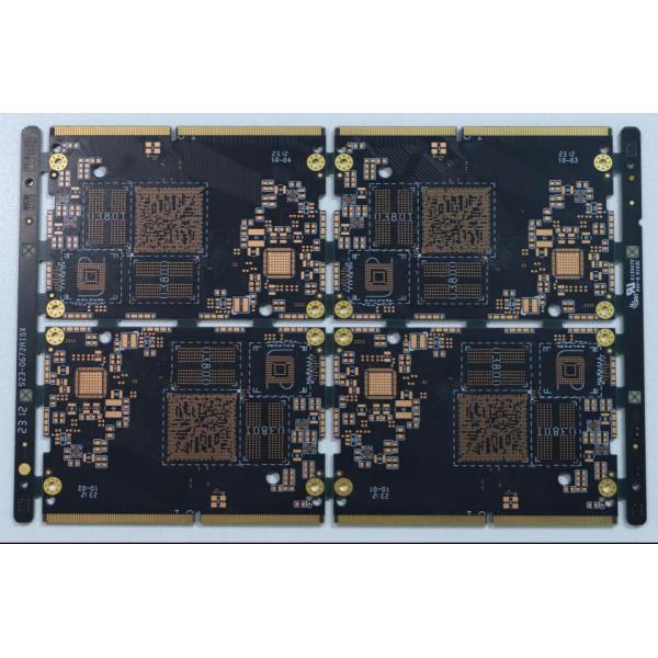 Quality 8 Layer Black Oil Sinking Gold Thick Copper Plate PCB , FR4 Material Customized for sale
