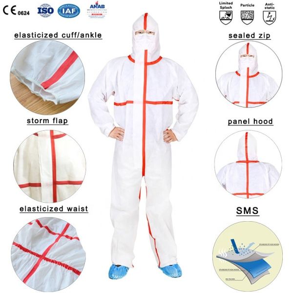 Quality CE Asbestos Removal Disposable Work Wear for sale