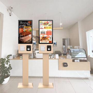 Quality Self Checkout Kiosk With 23.8inch Touch Screen Display Printer Scanner For for sale