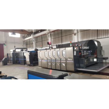 Quality Open / Close Type Box Folder Gluer Machine Fully Computerized Control for sale