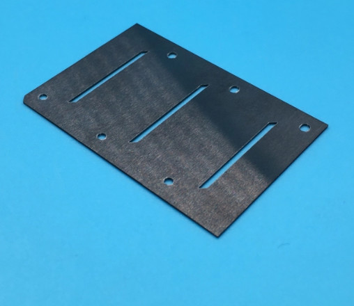 Quality Insulated Black 94 ZrO2 Zirconia Ceramic Substrate Resistor Heat Sink High Hardness for sale