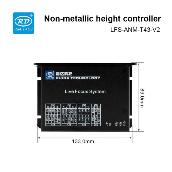 Quality LFS-ANM-T43-V2 Non Metal Laser Height Controller V2 Ruida Laser Controller for sale