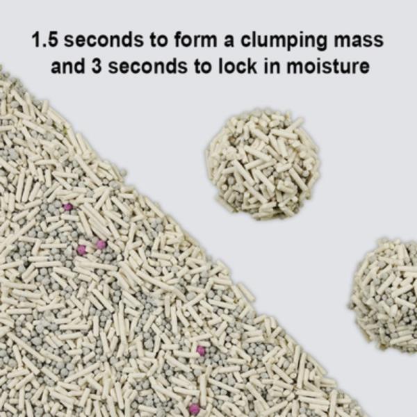 Quality Tofu Bentonite mixed litter Strong Agglomeration Flushable Mixed Cat Litter for sale