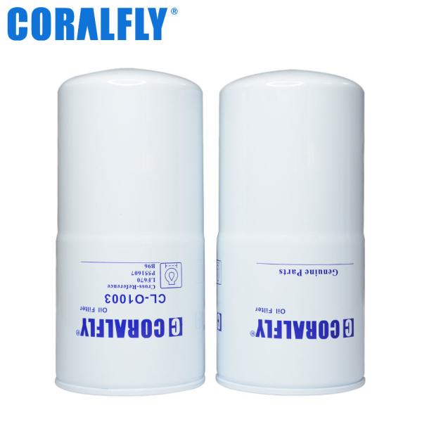 Quality CORALFLY Lf670 Filter Diesel Engines Truck Lube Oil Filter CORALFLY Filter for sale