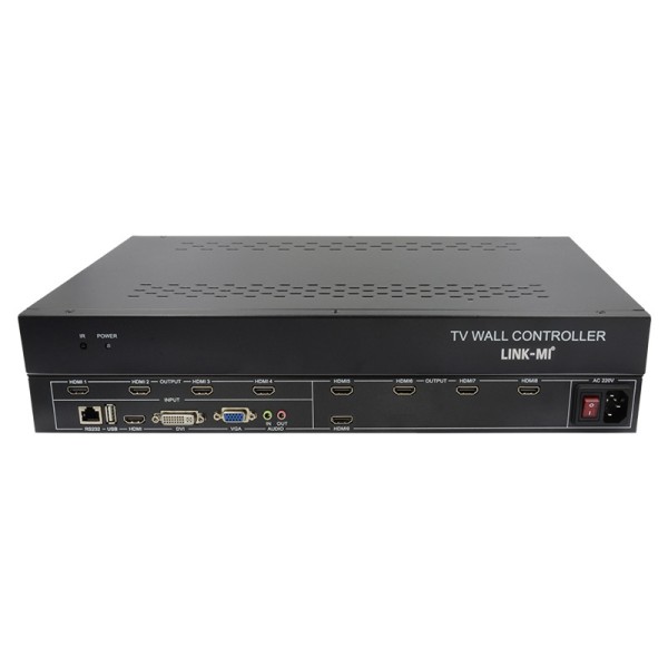 Quality 9 Channels HDMI Video Wall Controller 3X3 Zoom Subtitles Multi Display for sale