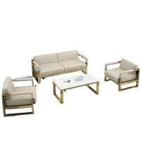 Quality Regional Style Chinese Style Sofa Set for Living Room Office Furniture Leather for sale