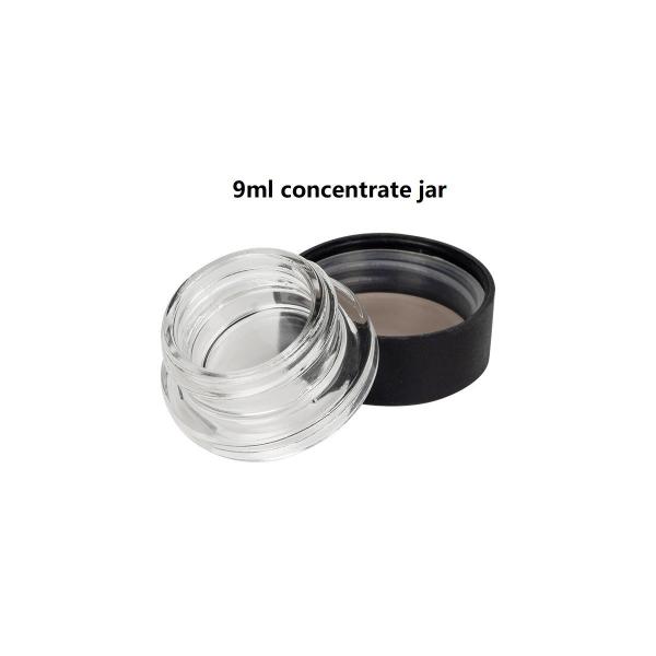 Quality White Black Clear Dab Container Concentrate  Jars 9ml for sale