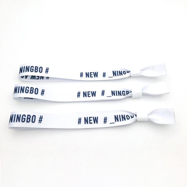 Quality Custom Event Festival Party RFID Wristbands with Polyester Fabric and Logo for sale