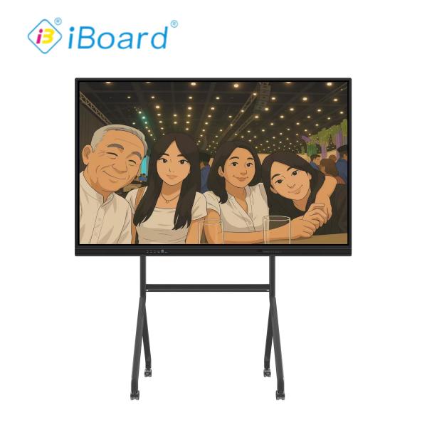 Quality 55 65 75 86 98 Inch 4K LCD Interactive Whiteboard Touch Panel Smart Screen for sale