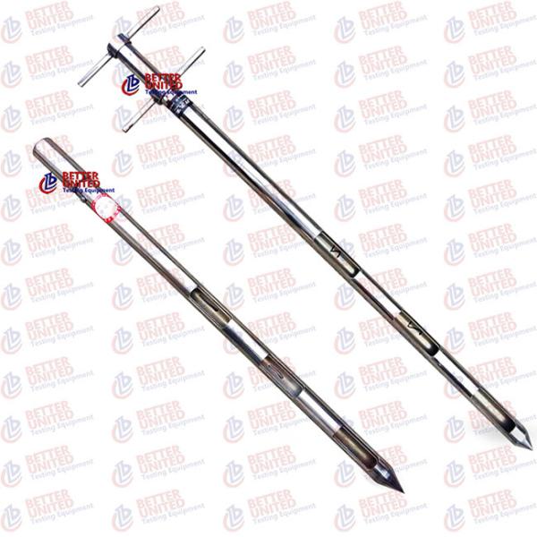 Quality 0.5m~6m Length Cement Sampler Stainless Steel Cement Laboratory Equipment for sale