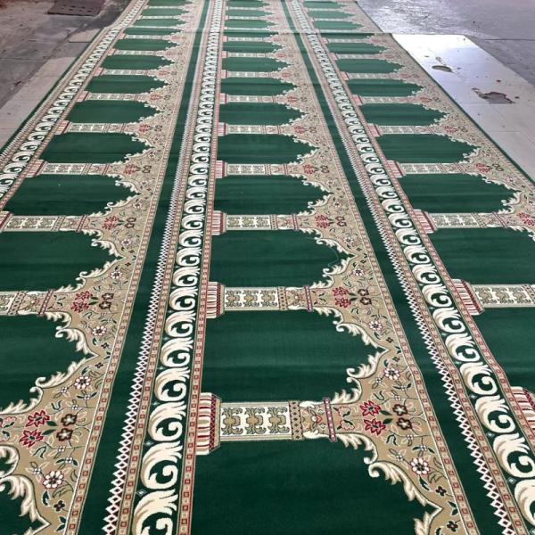 Quality Best Prices for MACHINE MADE Wall to Wall Mosque Carpet Upgrade Your Mosque Now for sale