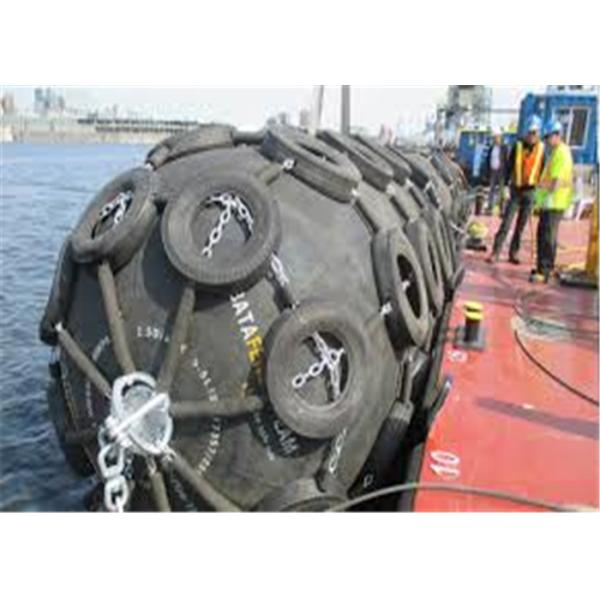 Quality 9m 50kPa Floating Rubber Pneumatic Marine Fender for sale