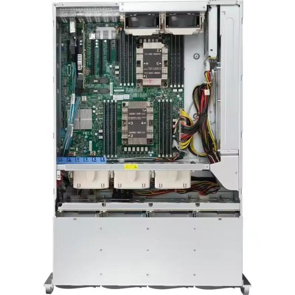 Quality 4U Rackmount Supermicro SSG-6049P-E1CR24H Server in Black for Server Environment for sale