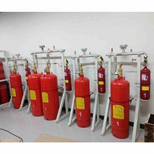 Quality HFC227ea Gas Fire Extinguisher System Enclosed Flooding Fire Suppression Fm 200 for sale